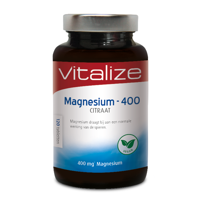 Magnesium – 400 citraat 120 tabletten | Supplementenloket